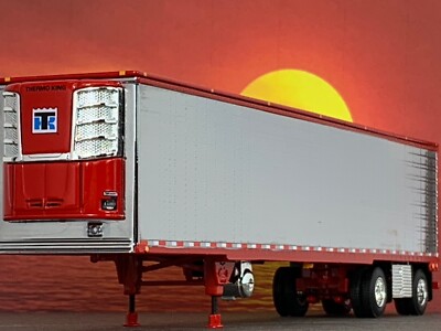 1/64 DCP CHROME/RED 53' UTILITY 3000R THERMO KING REEFER TRAILER | eBay
