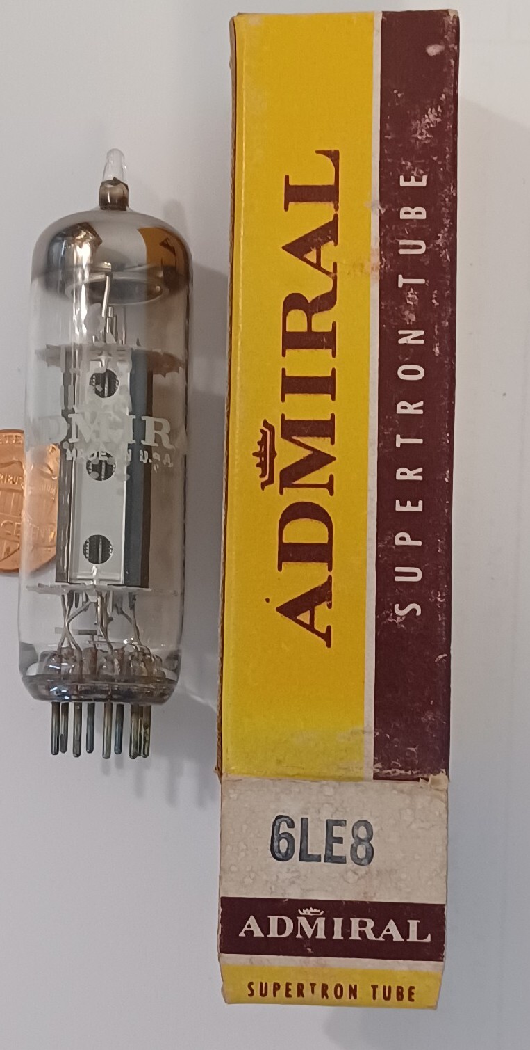 6LE8 NOS vacuum tube Admiral twin pentode | eBay