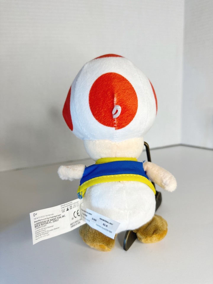 Nintendo Super Mario Brothers Toad Plush Stuff Toy 25cm Plush ...