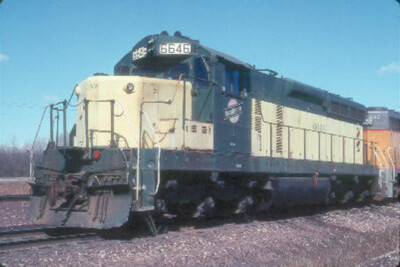 CNW 6646 SD-24r (NORTH WESTERN) --- Original Slide 04-96 T3-14 | eBay