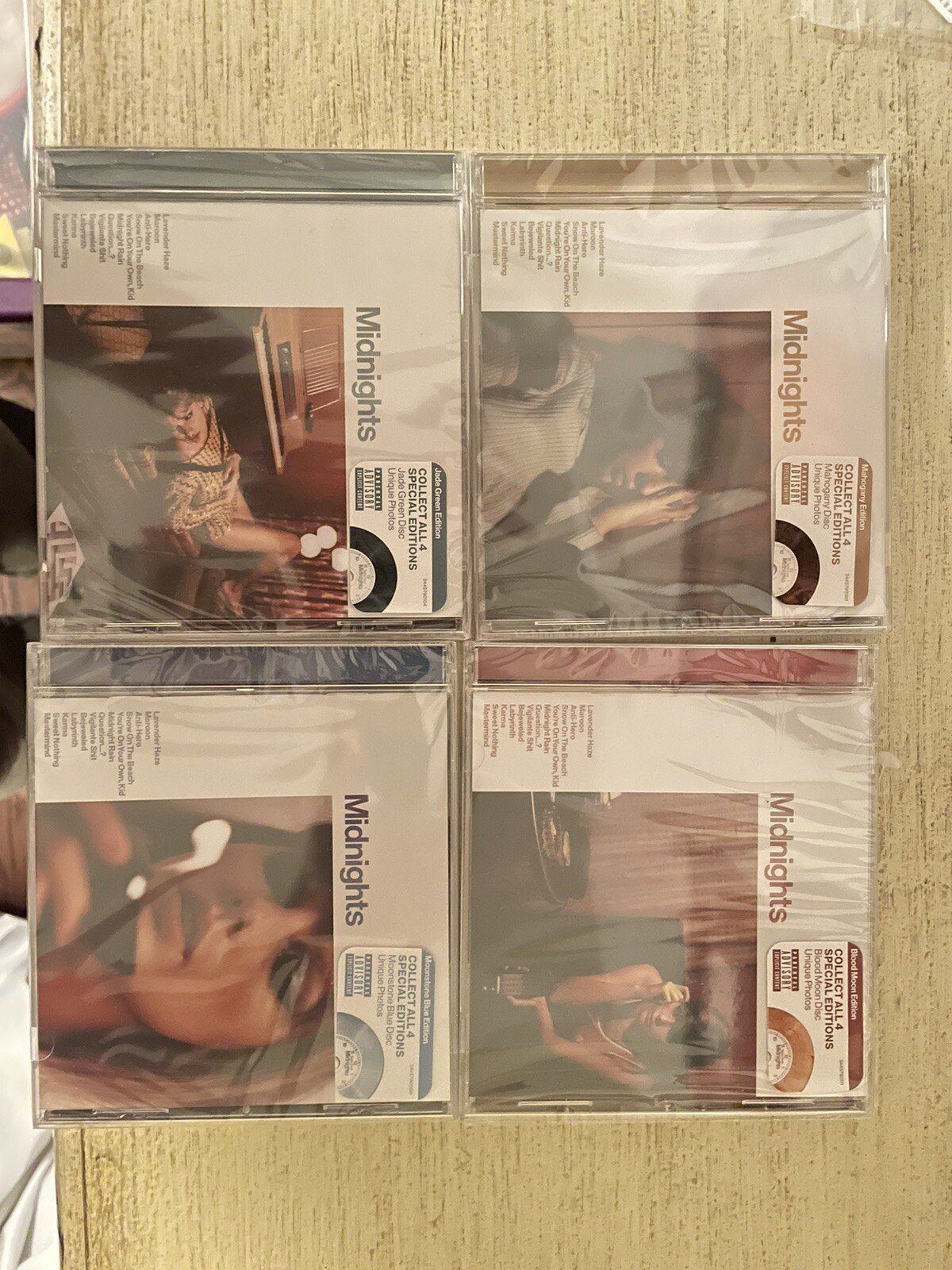 Taylor Swift-Complete Set Of 5 Special Editions Midnights CDs-Target ...