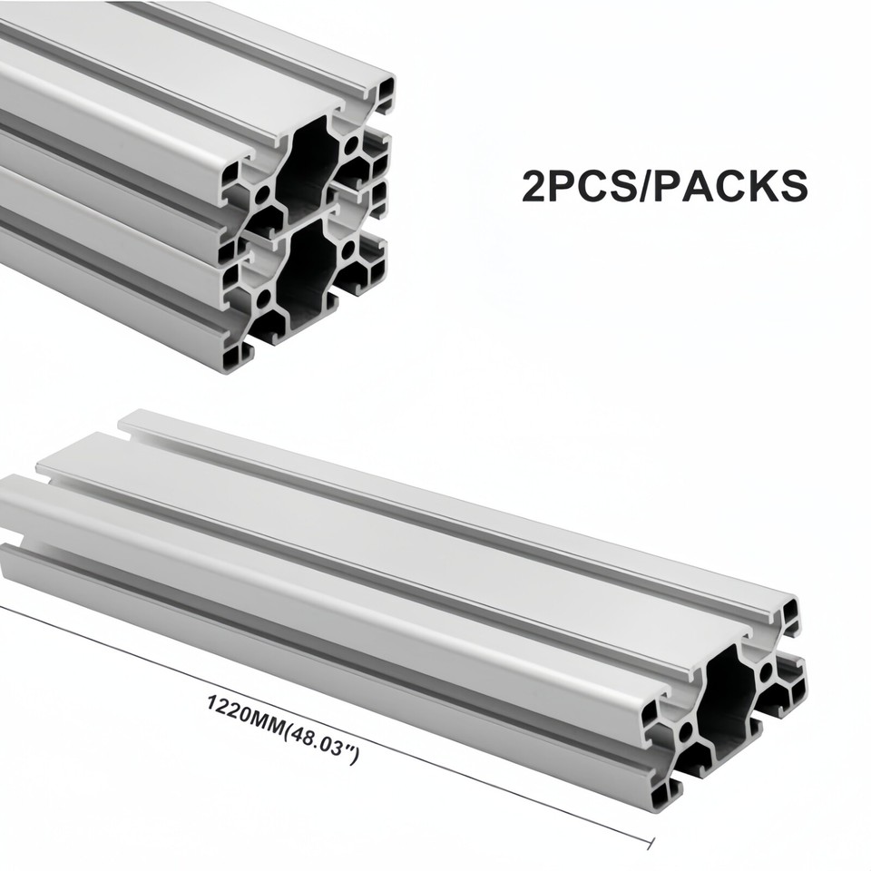 4080 T Slot Aluminum Extrusion European Standard Linear Rail 40x80mm ...