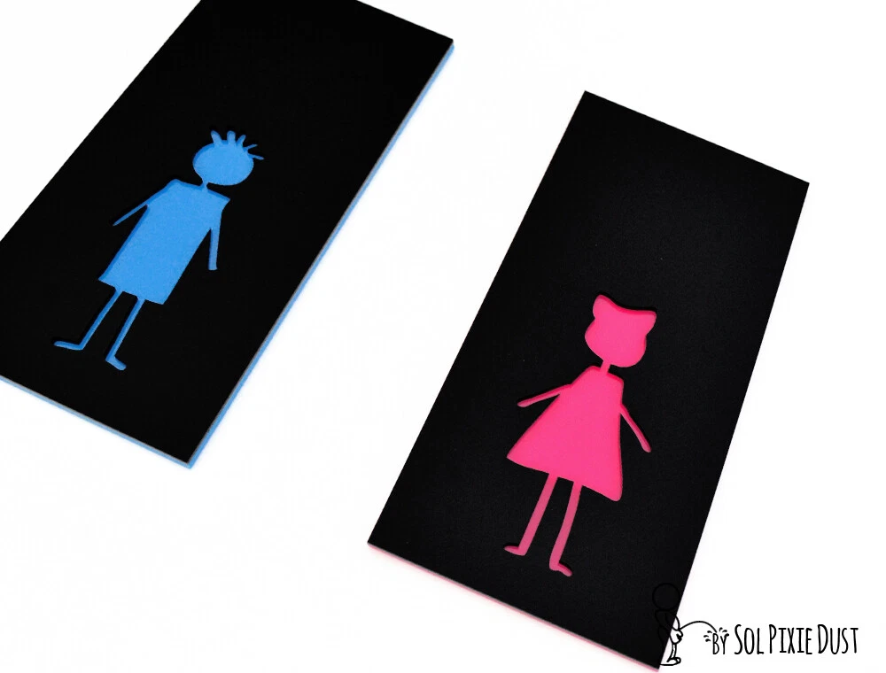 Girl And Boy Bathroom Signs