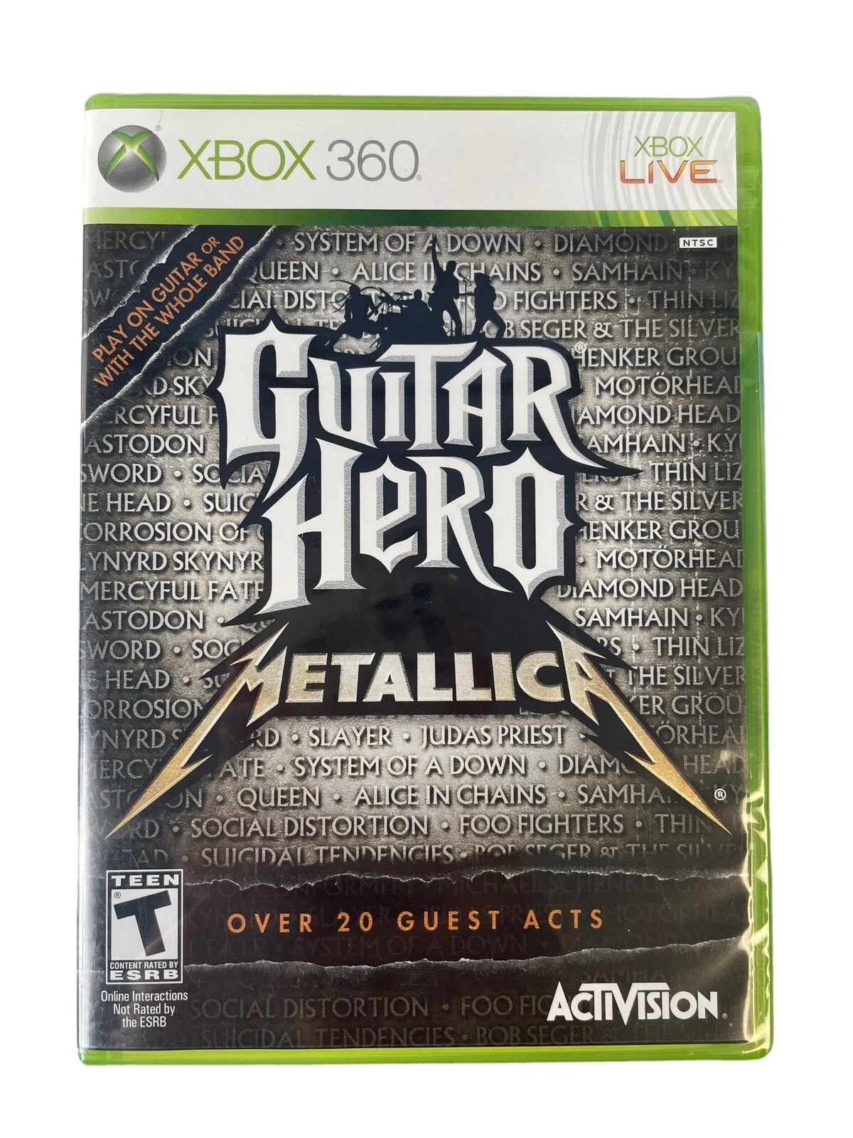Guitar+Hero%3A+Metallica+%28Microsoft+Xbox+360%2C+2009%29 for sale ...