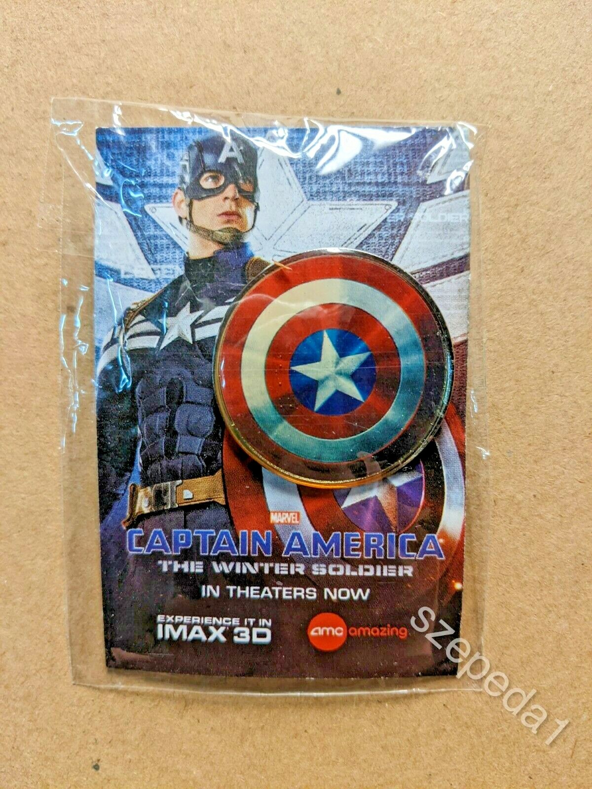 Captain America The Winter Soldier AMC Promo SHIELD Marvel Pin 2014 ...