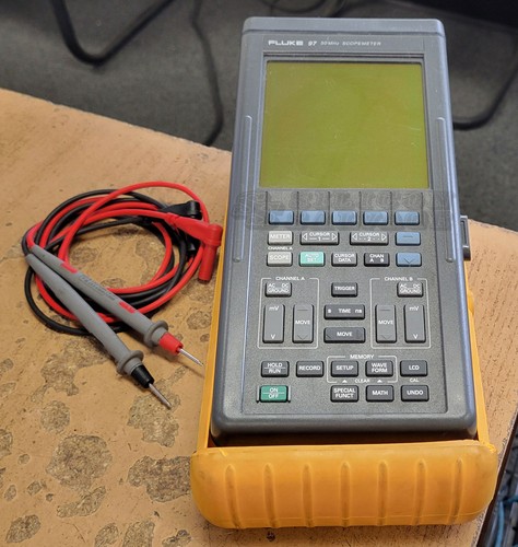 Fluke 97 Auto Scopemeter Dual Trace 50 MHz Handheld Oscilloscope *Parts ...