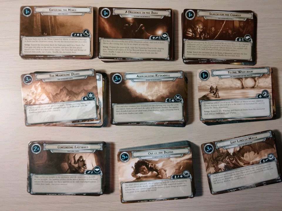 Khazad Dum And Dwarrowdelf Cycle Complete Lord Of The Rings Lcg Living ...