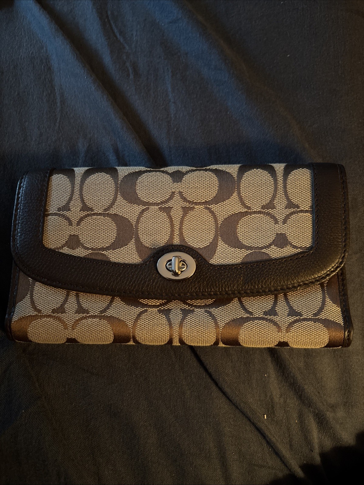 Coach Authentic Wallet With Lots Of Room - Gem