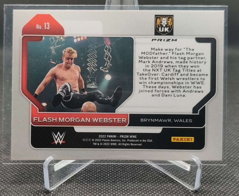 2022 Panini Prizm WWE RUBY WAVE #13 Flash Morgan Webster wrestling card ...