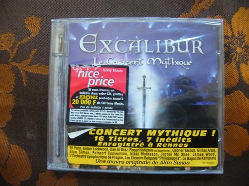 CD ALAN SIMON - Excalibur (Le Concert Mythique) + BOOKLET 2000 NEUF ...