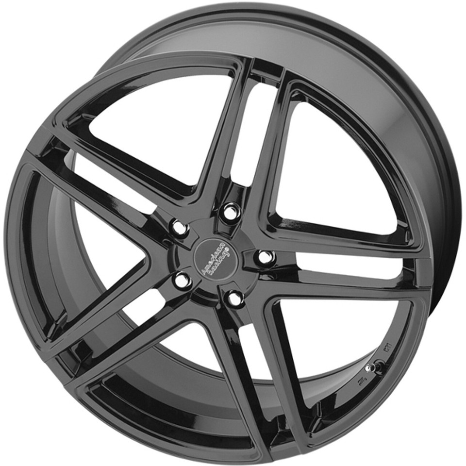 (1) 17x7.5 +42 American Racing AR907 5x4.5 Gloss Black Wheel | eBay
