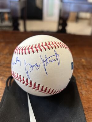 George Strait Signed Baseball Psa/Dna Coa Autographed Country Music ...