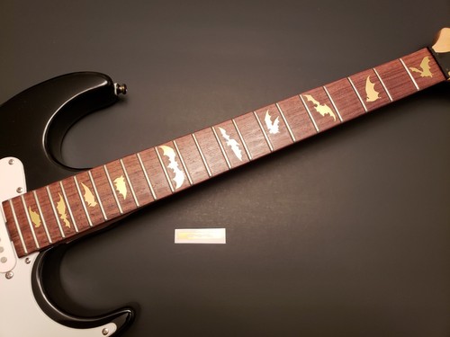 Bats Design Fretboard Markers Vinyl Decals Inlays for Any Guitar 30 ...