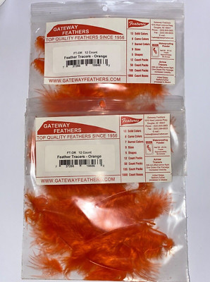 2 PACKS Gateway Archery Feather Arrow Tracer Hunting Fletching Feathers ...