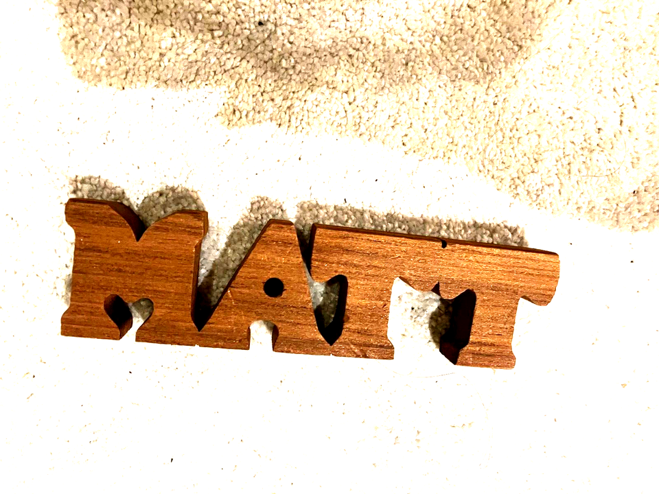 "MATT" Personalized Wooden Carved Name Sign | eBay