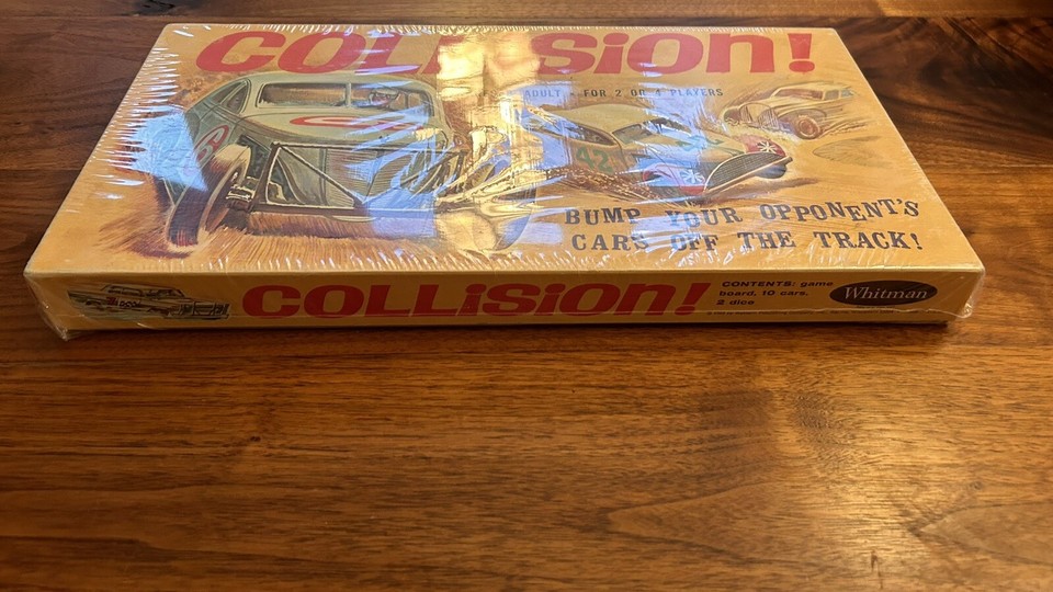 Rare New 1969 Collision Board Game Whitman Factory Sealed | eBay