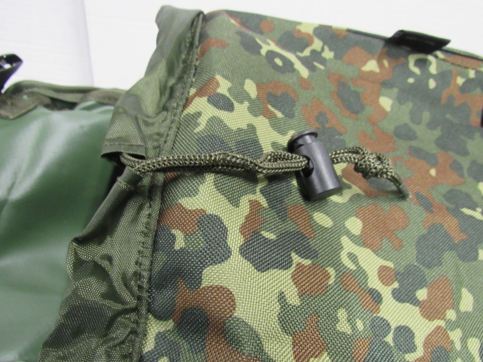 STURM Mil-Tec German Flecktarn Camo Pattern Combat Pack Rucksack with ...