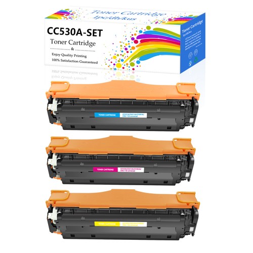 3PK CC533A 304A Tri-Color Toner For HP LaserJet CM2320fxi CM2320nf ...