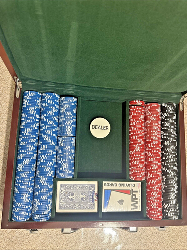 World Poker Tour WPT Authentic POKER 400 CHIP SET LIMITED EDITION ...