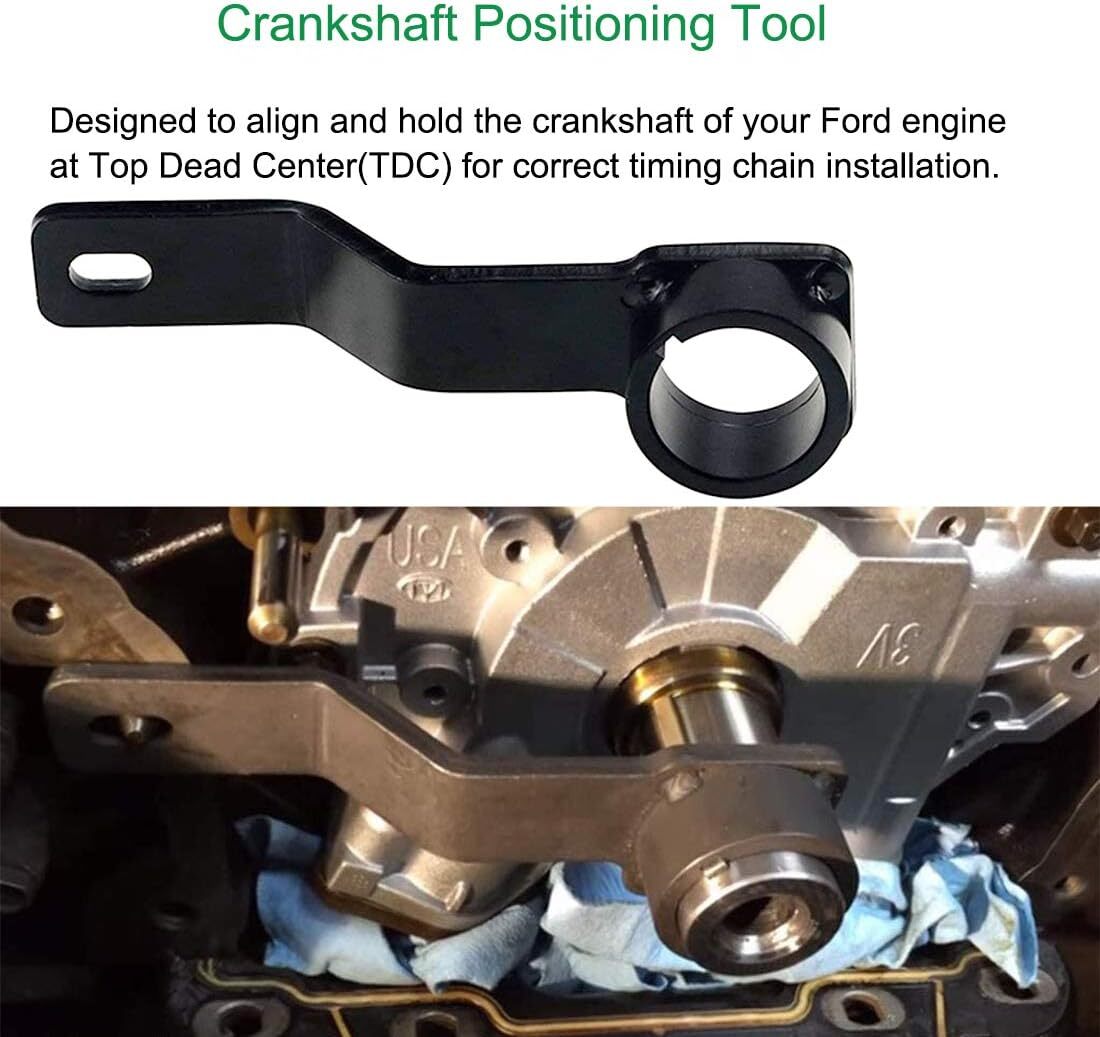 Valve Spring Compressor Cam Phaser Tool Kit For Ford 4.6L/5.4L/6.8L 3V ...