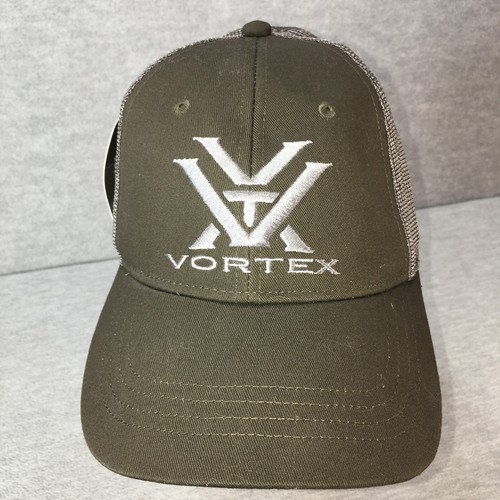 Vortex Embroidered Optics Mesh Trucker Hat Snapback Cap One Size GREEN ...