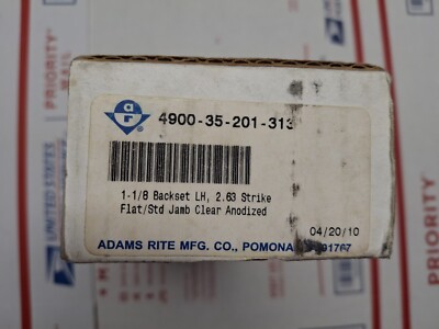 Adams Rite 4900-35-201-313 Assa Abloy Deadlatch, 1-1/8" BS, LH Dark ...