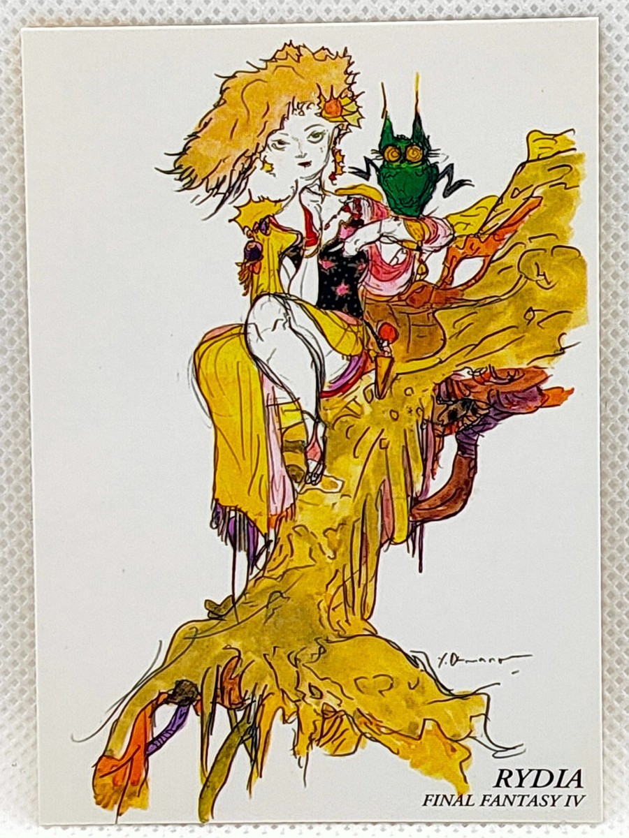 Final Fantasy Rydia Final Fantasy IV | Edge & Rydia 🔥 Artwork By