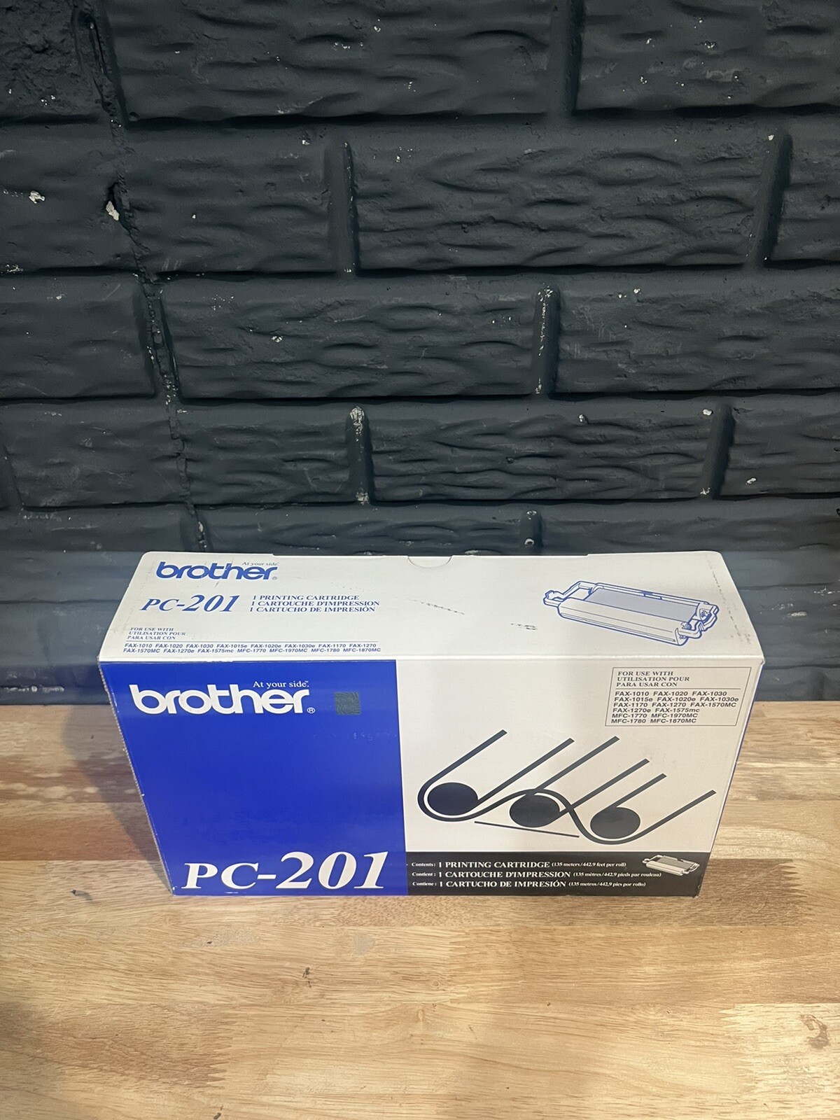 Brother PC-201 Black Fax Cartridge Genuine New Open Box | eBay