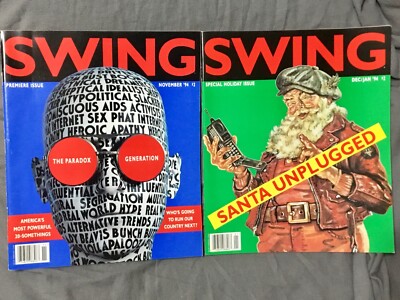 1st 2 Premiere issues SWING MAGAZINE November 1994 Dec 94/Jan 95 Great ...