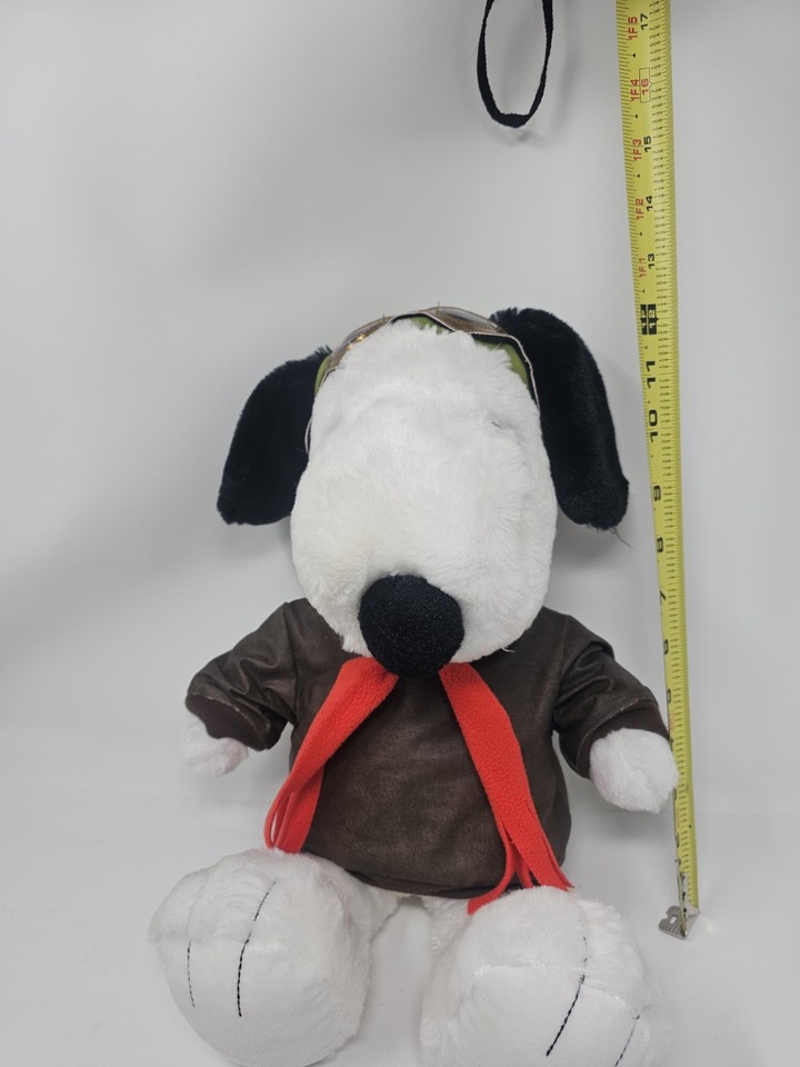Build A Bear Workshop Snoopy Flying Ace Plush 16" Peanuts Dog 2015 Charlie Brown | eBay