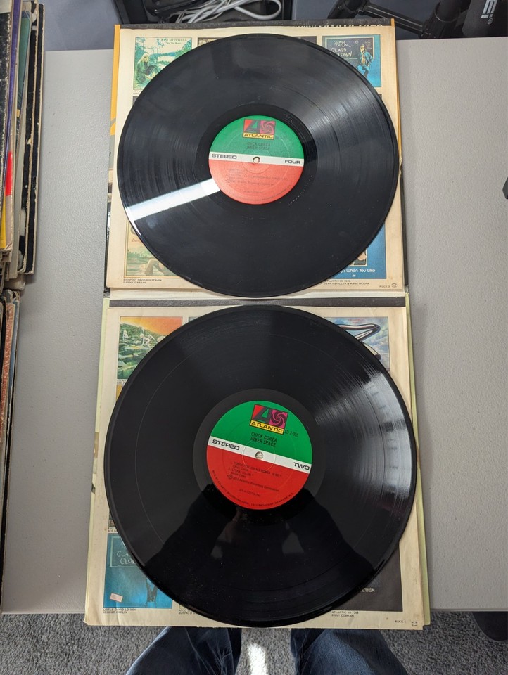 Jazz 2XLP Chick Corea "Inner Space" Atlantic Stereo SD 2-305 Gatefold ...