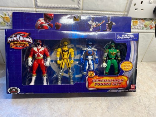 Power Rangers Operation Overdrive Generations 3 Figure Set - Rare - New ...
