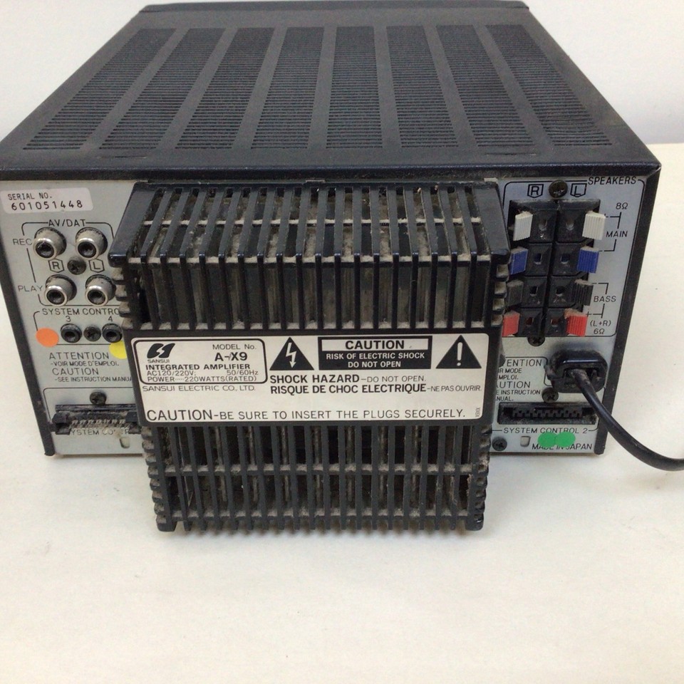 Sansui Mini Component System Integrated Stereo Amplifier MC - X9AV ...