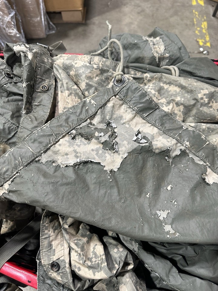 DAMAGED US Army ACU Tarpaulin Digital Camo Reversible Field Tarp UCP ...
