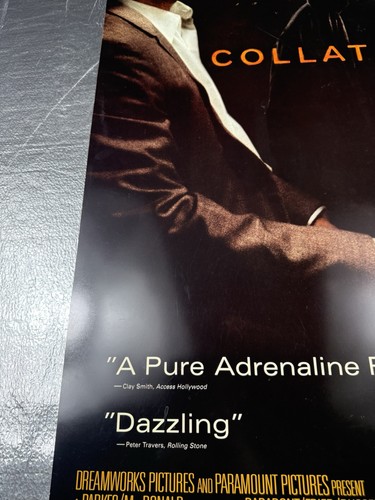 2004 blockbuster poster store promo display sign Collateral tom cruise ...