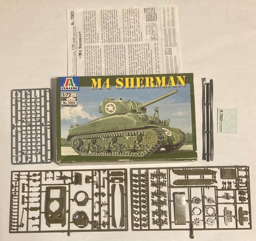 M4 Sherman Tank Model Kit [NEW] Italeri 1:72 No.7003 | eBay