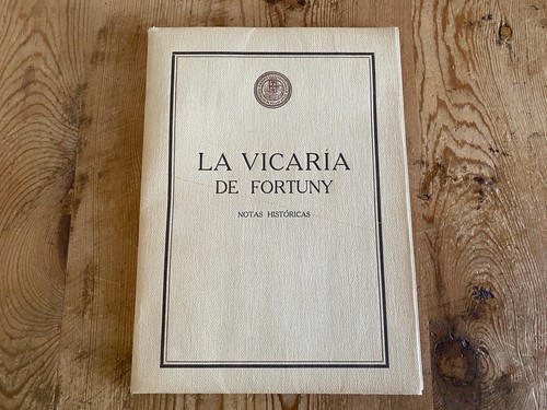 Book - THE VICARAGE OF FORTUNY - Historical Notes - November 1, 1927 | eBay