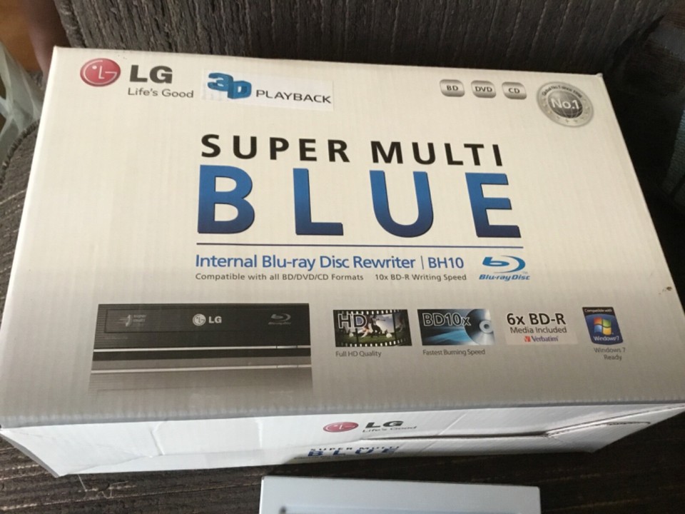 LG BD Blu-Ray ReWriter RW DVDRW Sata Optical Drive - BH10LS30 - Super ...