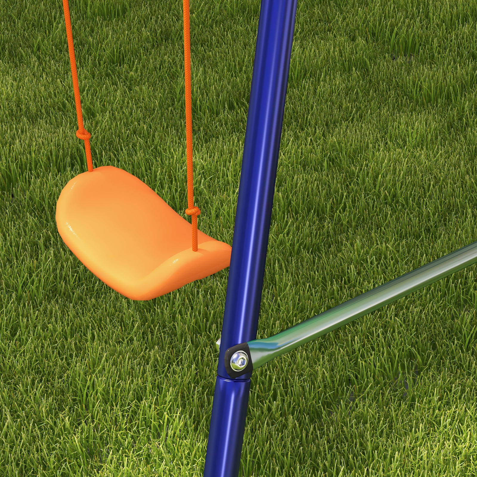 Kinderschaukel-Set Schaukelgestell mit 2 Schaukeln, Schaukelgerüst für 3-8 Jahre | eBay