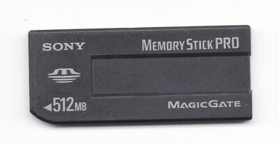 Sony Genuine Memory Stick Pro Magic Gate 512MB MSX-512S Camera Memory ...