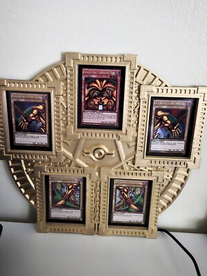 YuGiOh 3D printed gold frame for Exodia pieces (1st Editions included ...