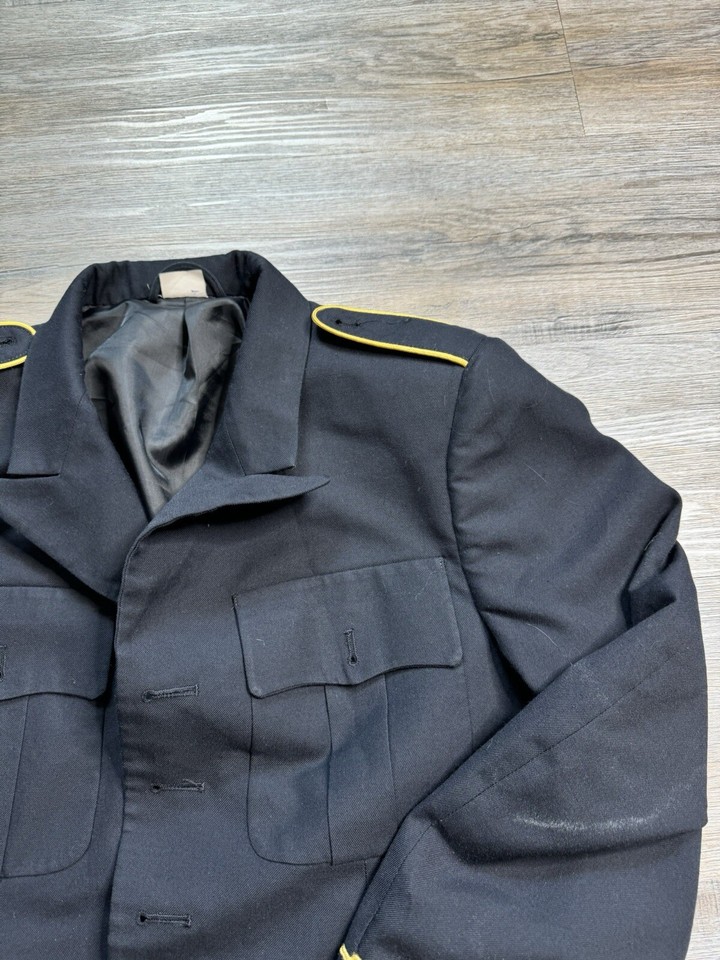 US Army Service Uniform ASU Dress Blue Coat Jacket Military Enlisted ...