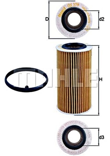 MAHLE Oil Filter For AUDI VW SEAT SKODA KTM A1 A3 Sportback A4 Avant ...