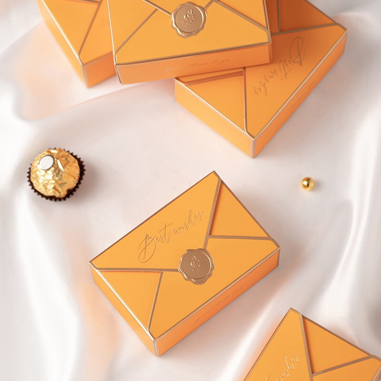 10pcs Candy Case Eye-catching Add Atmospheres Exquisite Envelope Candy ...