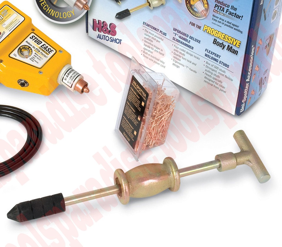 ELECTRIC Auto Body Repair STUD GUN WELDER T-Handle SLIDE HAMMER DENT ...