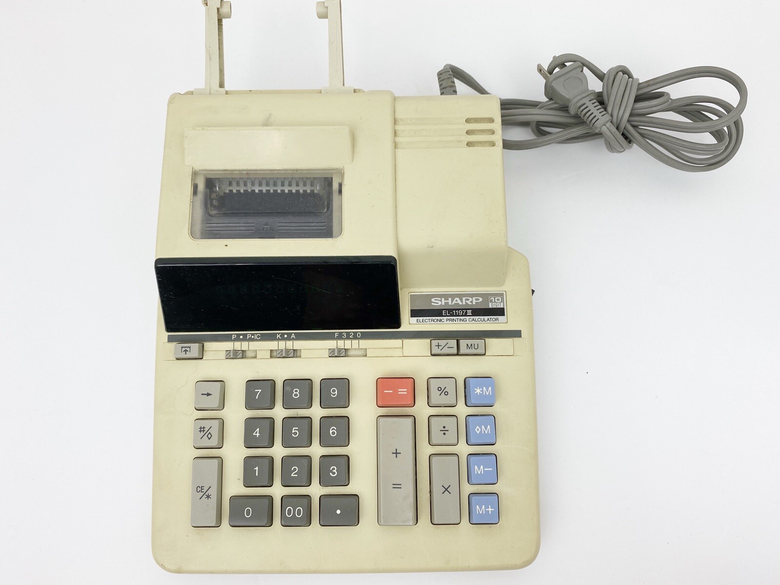 Sharp El-1197 III Heavy Duty Printing Calculator 10 Digits Green ...