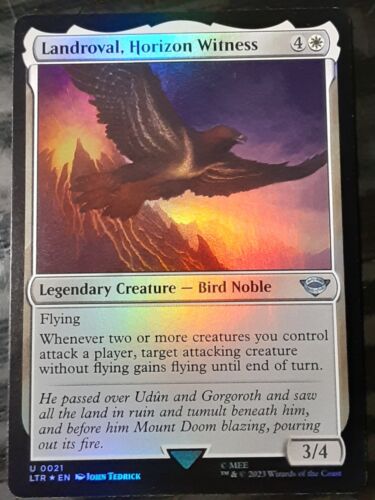 Landroval Horizon Witness FOIL , Lord of the Rings TME , NM, MTG ,FREE ...