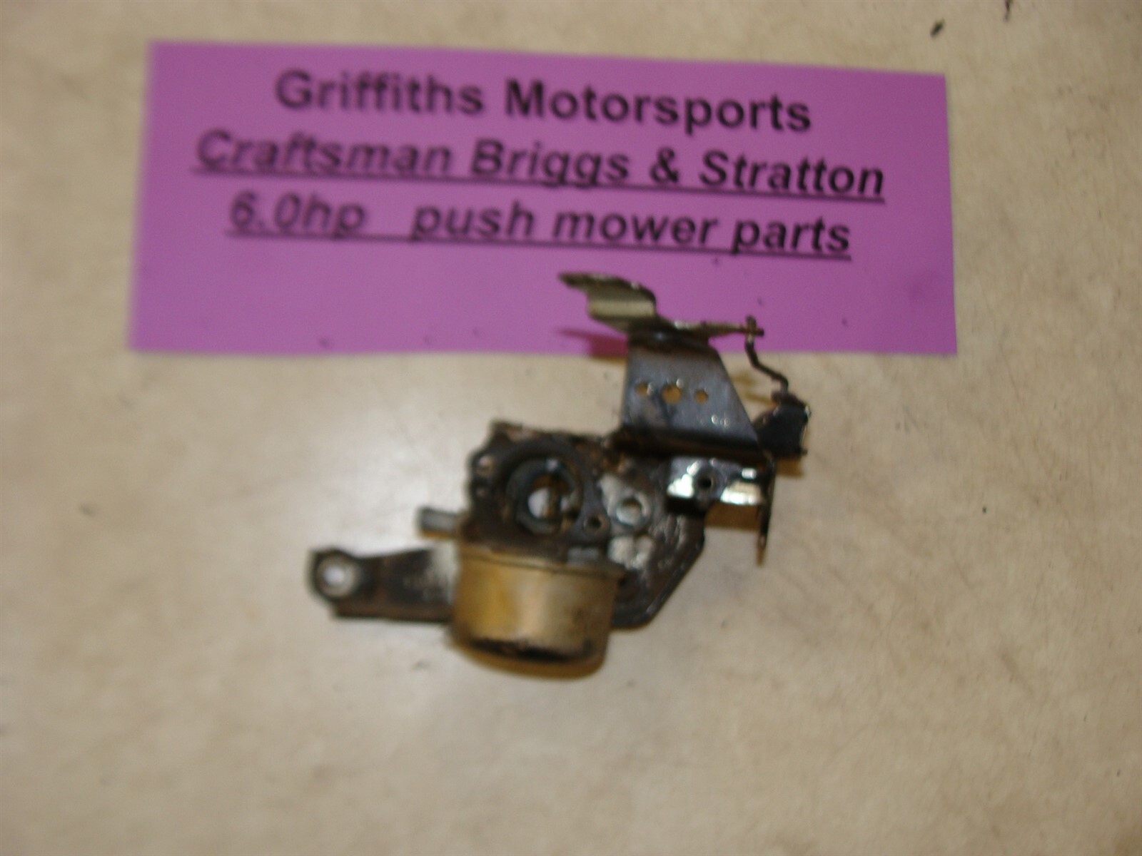 Craftsman push mower Briggs & Stratton engine 274466 6hp oem carb ...