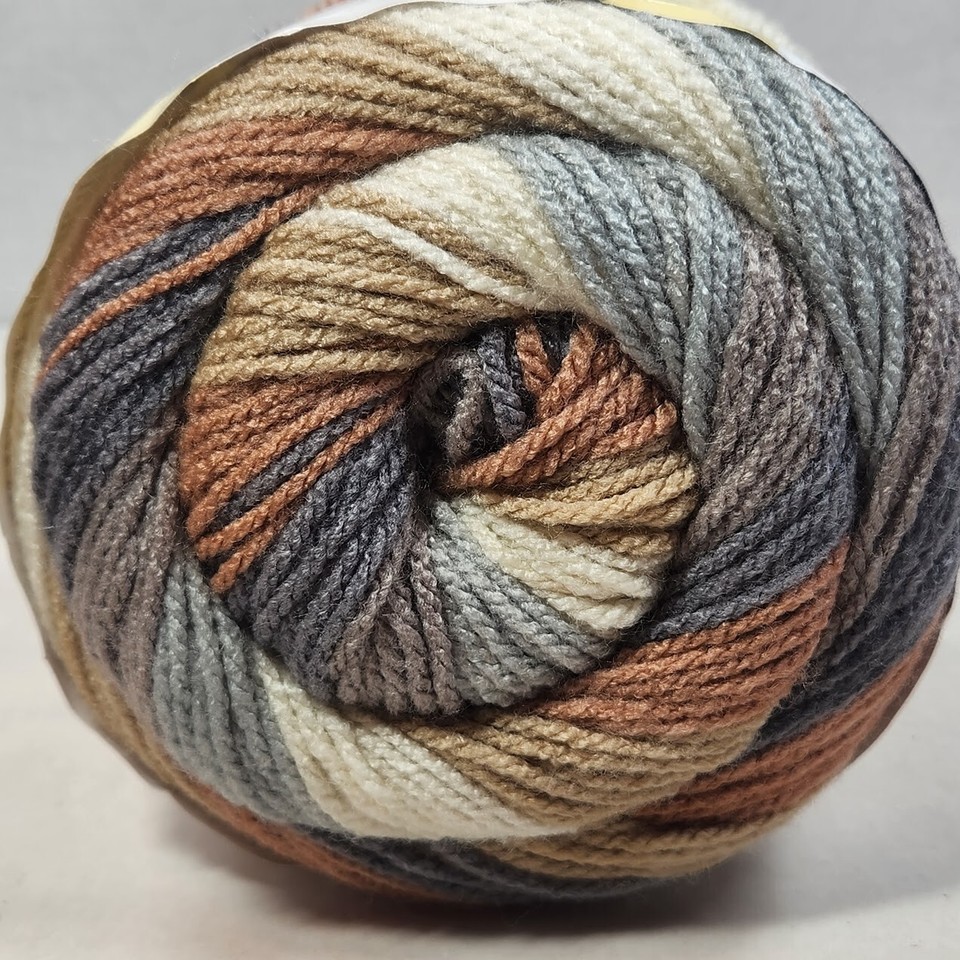 Yarnspirations Caron Cinnamon Swirl Cakes 8oz Yarn Skein OYSTER 33015 ...