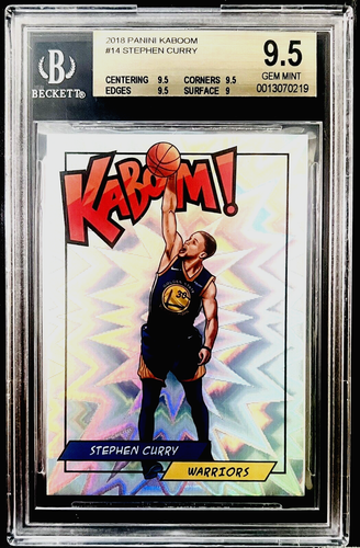 2018 Panini KABOOM! STEPHEN CURRY #14 Golden State Warriors SSP BGS 9.5 ...